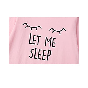 SrffbreMeOly Big Girls Cute Nightgown Long Sleeve Cotton Nightdress Loose Sleepwear Teens Size 10-18Years