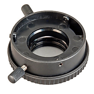 OMAX Microscope Kohler Illumination Attachment with Iris Field Diaphragm and Center Adjustment