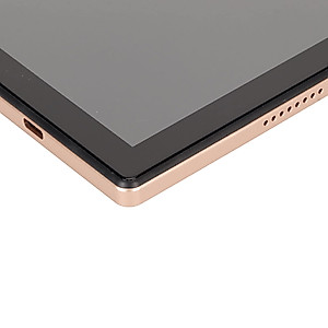 GLOGLOW Tablet PC, 10.1 Inch Tablet 1280x800 Resolution 100-240V 2.4G 5G WiFi 2GB RAM 32GB ROM Front 5MP Rear 13MP Octa Core CPU for 8.1 for Reading (Gold)