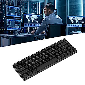 01 02 015 USB Keyboard, Stable Data Transmission PC Gaming Keyboards for PC Gamers