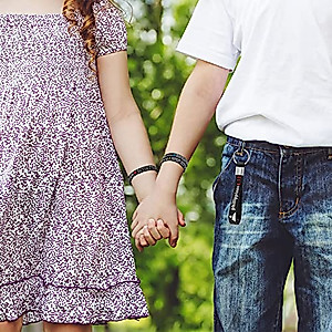 48 Pcs Christian Bible Keychains with Scripture Bracelets Religious Silicone Bible Verses Wristbands Christian Faith Gifts for Men Women Belief Party Favors (Black)