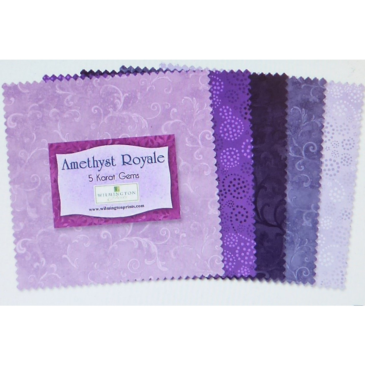 Wilmington Prints Amethyst Royale-5 Karat Gems-Revised 9/3/19, Purple