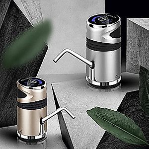 DOTSOG Water Dispenser for 5 Gallon Bottle Water Pump USB Charging Portable Electric Drinking Water Bottle Pump Dispenser for Home Kitchen Office