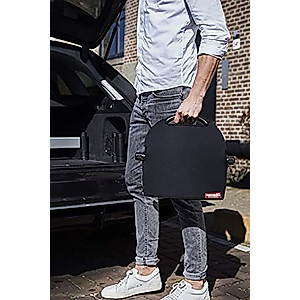 NOMADIQ Portable Propane Gas Grill | Small, Mini, Lightweight Tabletop BBQ | Perfect for Camping, Tailgating, Outdoor Cooking, RV, Boats, Travel (Grill)