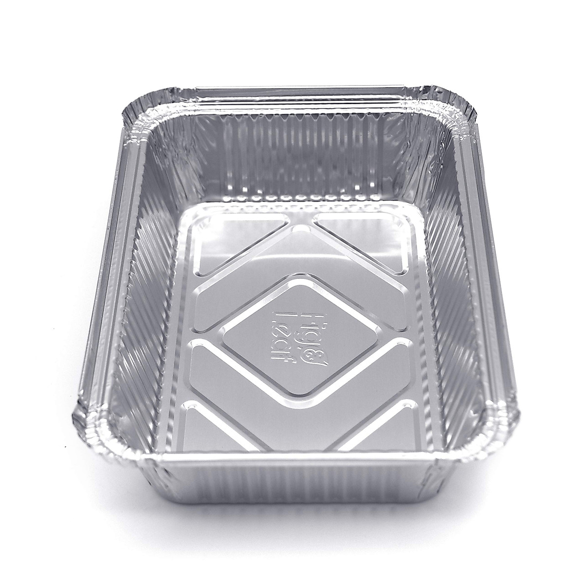 (120 Pack) Premium 2.5-LB Takeout Pans with Lids - 8.6" x 6.1" x 2" l Heavy Duty Disposable Aluminum Foil for Catering Party Meal Prep Freezer Drip Pans BBQ Potluck Holidays