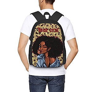 Exgunly Custom Backpack, Custom Personalized Text Picture Backpack, Customize Travel Backpack for Men Women,17In Casual Backpack, Black