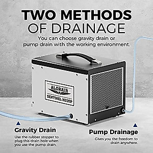 ALORAIR Crawl Space/Basement Dehumidifier 70 Pint Dehumidifier with Drain Hose, Automatic Defrost, Up to 1000 Sq Ft Commercial Dehumidifier, Memory Start, Energy Star Certified, ETL Listed, GLGR Technology, 5 Year Warranty