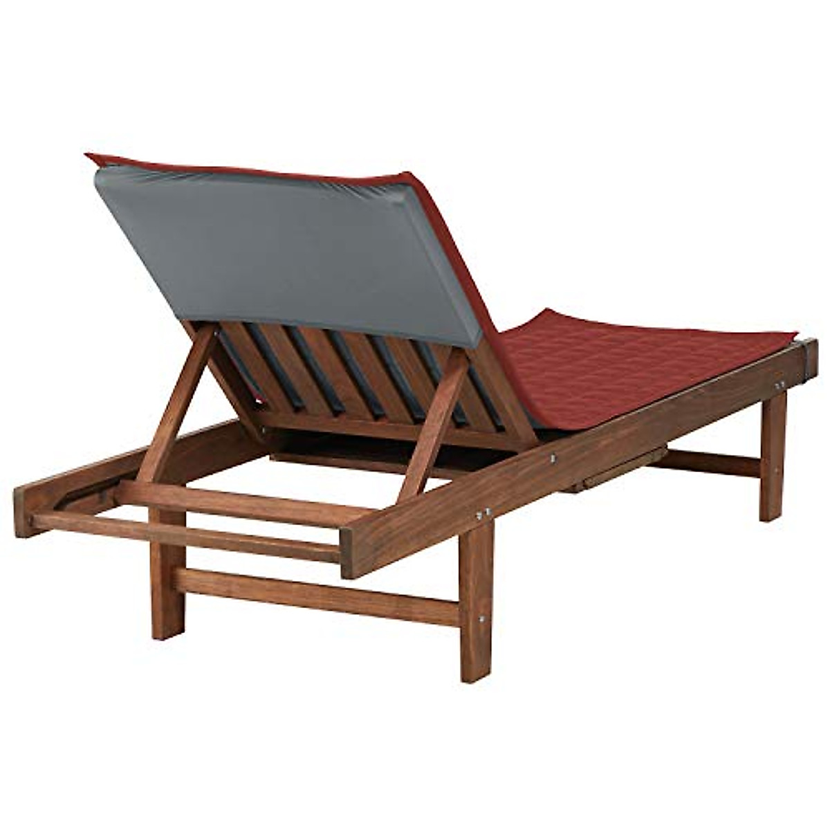 Classic Accessories Montlake Water-Resistant 72 Inch Patio Chaise Lounge Slipcover, Heather Henna, Patio Furniture Covers