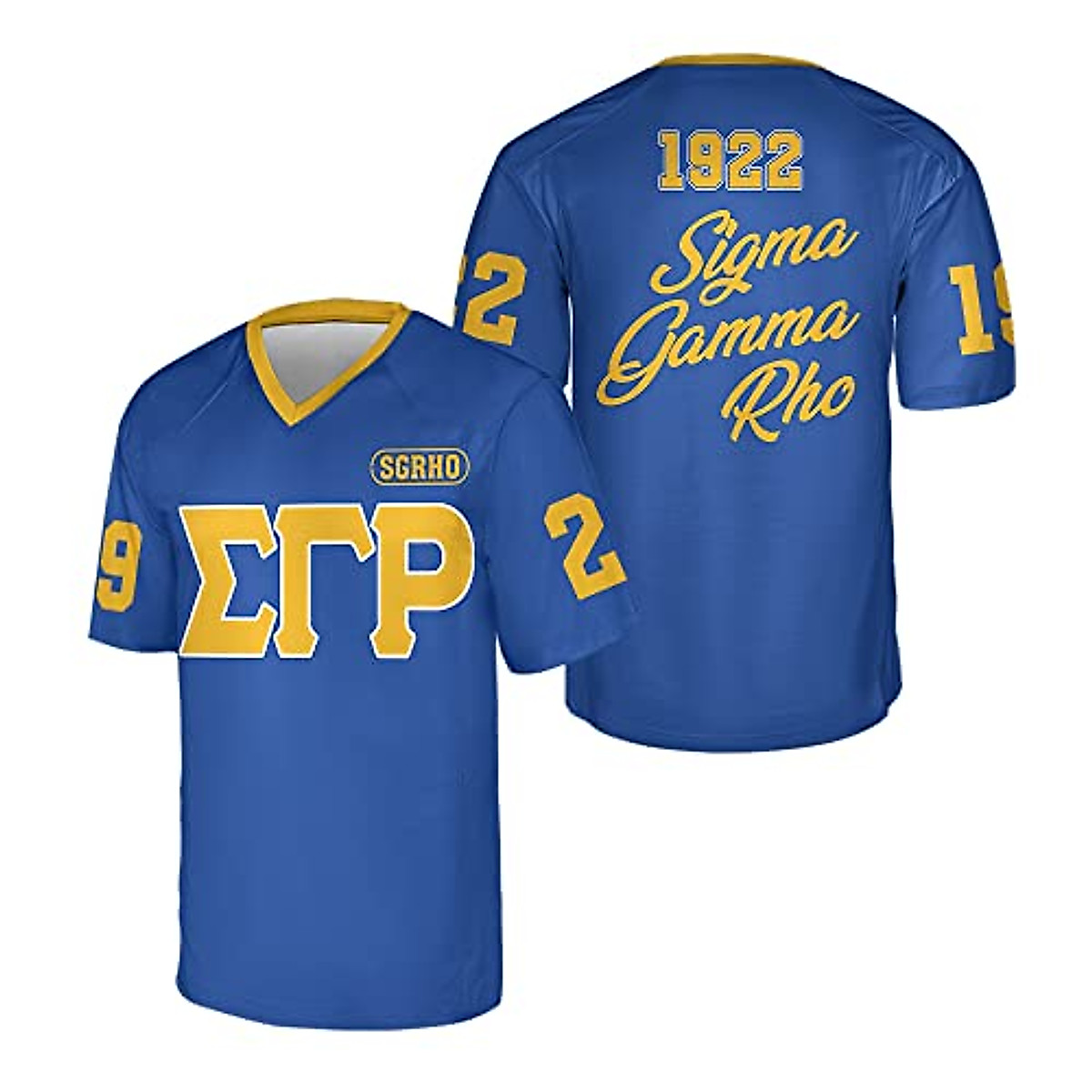 Pre.tty Poodle Jersey Short Sleeve, SGR.HO Jersey, Custom Sorority Jersey, Sisterhood Jersey, Sigma Gamma V-Neck Short Sleeve Jersey,