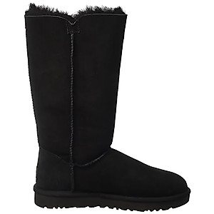 UGG Women's Bailey Button Triplet Ii Boot, Black, 10
