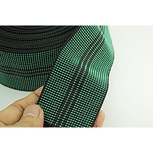 5 Yards (15 Ft) Roll - Two-Inch Latex Elasbelt Webbing for Chair Repair - Upholstery Webbing for Hammock Hanging Net Rope Chair Modification, Stretchy Spring Alternative, Sofa, Couch, Chair Repair