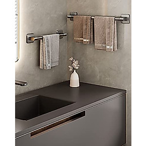 SEIFE Wall Mounted Towel Rack Towel Rack Towel Rails Bars Bathroom Towel Holder Rack for Bath Kitchen Necklace Holder Wall Mounted Chrome Stainless Steel for Shower Room,Room Cabinet Bathroom Shelves