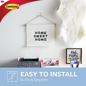 Command 17095CLR-ES Crystal Hook, Medium, 0, 2 Count