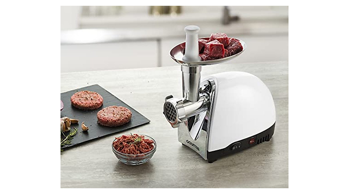 Gourmia Electric Meat Grinder GMG525 - Powerful 500/1000W Kitchen Tool