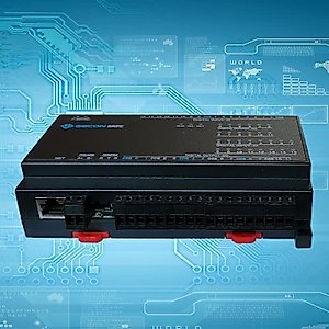 Davitu Motor Driver - 12-channel relay output, 16-channel digital input, RJ45 Ethernet Modbus TCP controller, compatible with RS485+232 - (Voltage: Ethernet)