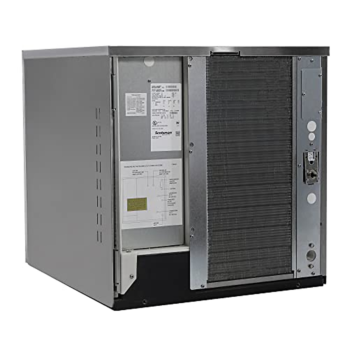 Scotsman Ice Prodigy Elite® Commercial Ice Machine Cube Style Ice Maker MC0722SA-32 (Slim 22" Width, Half Dice, 758 lb/24 Hours, HD22B-1 120 lb. iceValet)