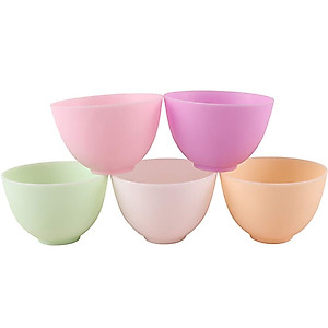 Luxshiny Glass Bowls Diy Tools Silicone Bowl, Mixing Bowl Sauce Bowl Prep Measuring Bowl Pinch Bowls Condiment Bowls for Home Use (S, Green) Silicone Mixing Bowl 14mm Bowl