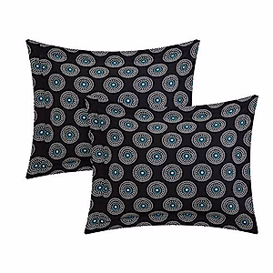 Chic Home Mornington Large Scale Contempo Bohemian Reversible Printed with Embroidered Details. King Bed in a Bag Comforter Set, Black