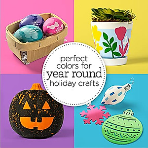 Apple Barrel PROMOABMP22 Holiday, 32 Piece DIY Set Featuring 26 Paints, 2 Mod Podge Acrylic Sealers and 4 Foam Brushes, Multi 56 Fl Oz