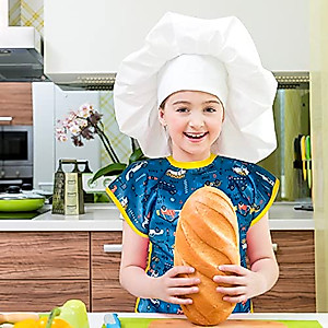 byGG Smock for Baby and Toddler Waterproof Bibs, Mess proof, Fun design, for Eating and other Activities with Catcher Easy clean, Washable