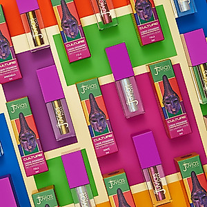 Juvia's Place Culture Duochrome Liquid Eyeshadow Kente - Liquid Eye Makeup for Glitter & Shine, Multi-colored Glitter Liquid Eyeshadow, Sparkly Makeup for Eyes, Women's Glitter Makeup Kit Addition