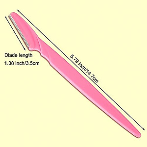 66PCS Eyebrow Razor and Face Razor for Women and Men, Eyebrow Hair Trimmer and Shaver with Protective Cover,Safe and Newbie Friendly