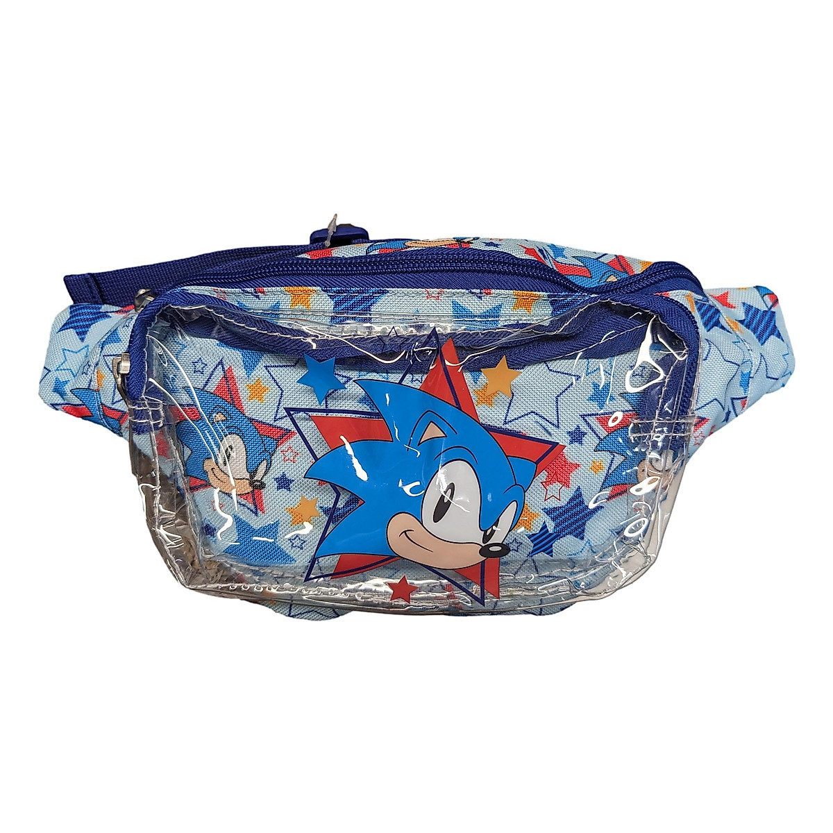 Sonic Boys Fanny Bag Belt Bag Kids Phone Pouch Waist Bag With Dual Zipper Pockets