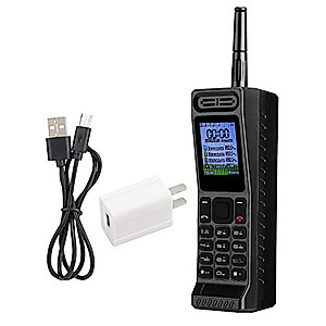 ASHATA Retro Vintage Brick Mobile Phone Four Card Four Standby Quad Band 32GB Bluetooth Classic Retro Cell Phone Support Bluetooth Dialing, Power Bank, MP3, Radio and Other Fuctions(Black)