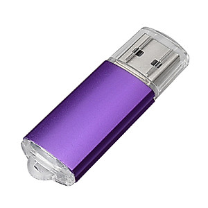 10PCS 2.0/3.0 USB Flash Drive Pen Drive Memory Stick Thumb Stick Pen Black (2.0/1GB, Purple)