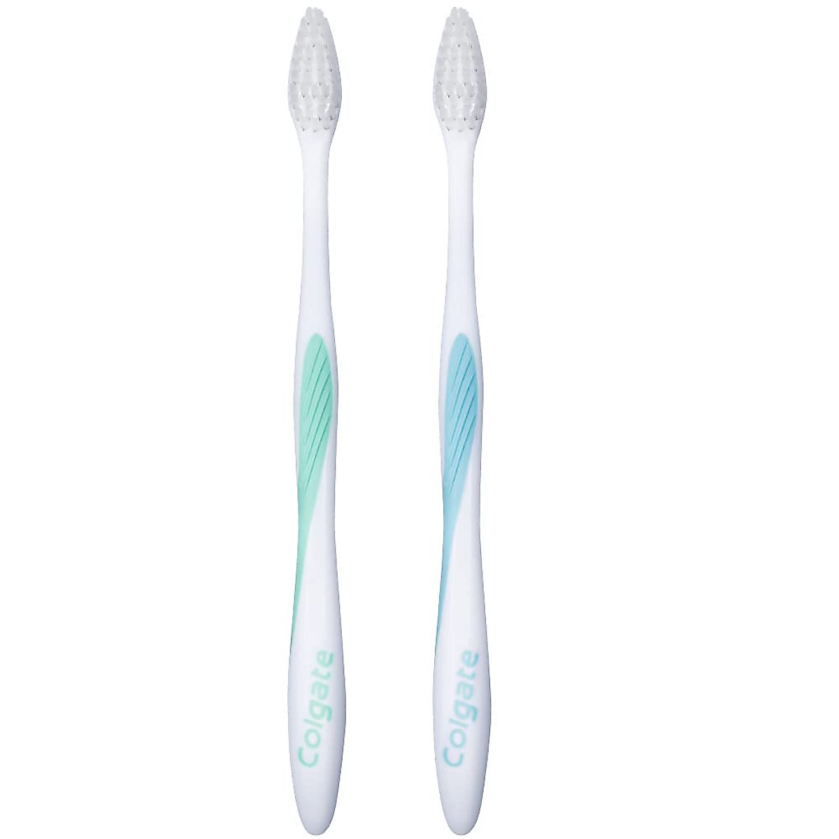 Colgate Wave Sensitive Toothbrush, Compact, Soft (Colors Vary) - Pack of 2