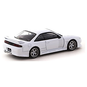 Vertex Silvia S14 RHD (Right Hand Drive) White Lamley Group Special Edition Global64 Series 1/64 Diecast Model Car by Tarmac Works T64G-018-WH
