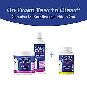 Angels’ Eyes PLUS Tear Stain Prevention Chicken Powder for Dogs and cats | For All Breeds | No Wheat No Corn | Daily Support for Eye Health | Proprietary Formula