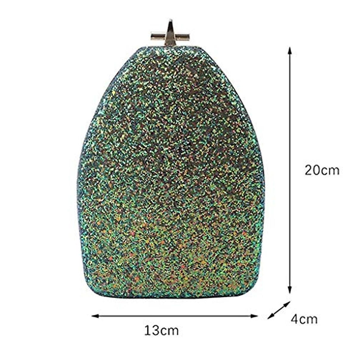 NMBBN Fashion Designer Women Handbag Tote Bag PU Leather Shoulder Ladies Sequin Evening Bag