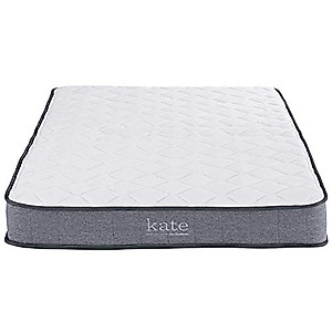 Modway Kate 6” Twin Innerspring Mattress - Firm 6 Inch Twin Innerspring Mattress- 10-Year Warranty