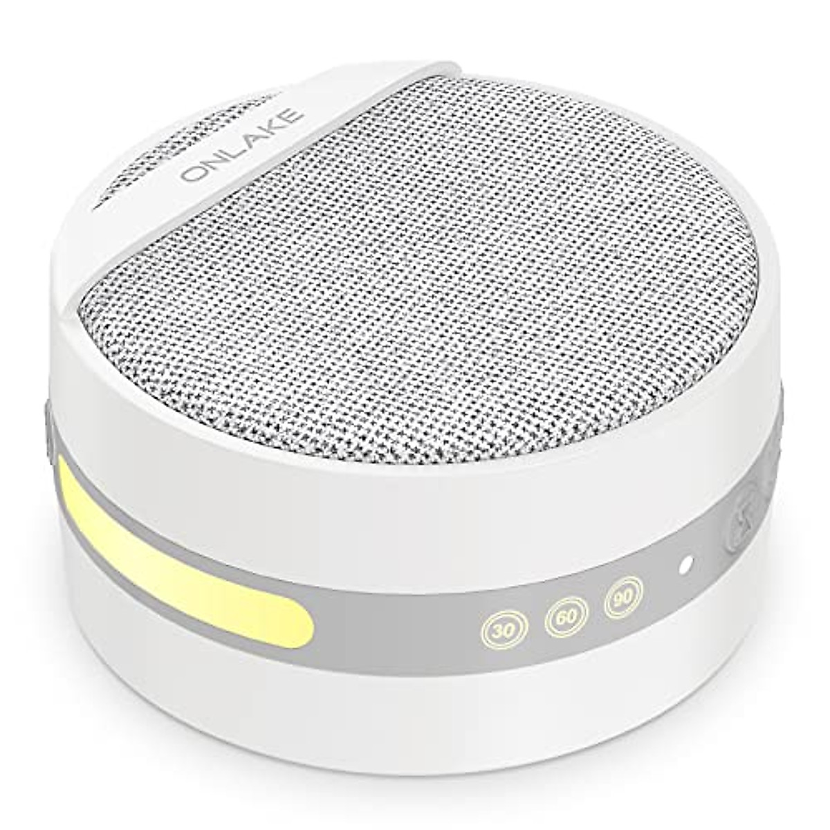 Portable White Noise Machine with 11 Soothing Sounds, Night Light, USB Rechargeable for Travel & On The Go, 32 Volume Levels, Timer, ONLAKE Sleep Sound Machine for Baby Kids Adults Sleeping