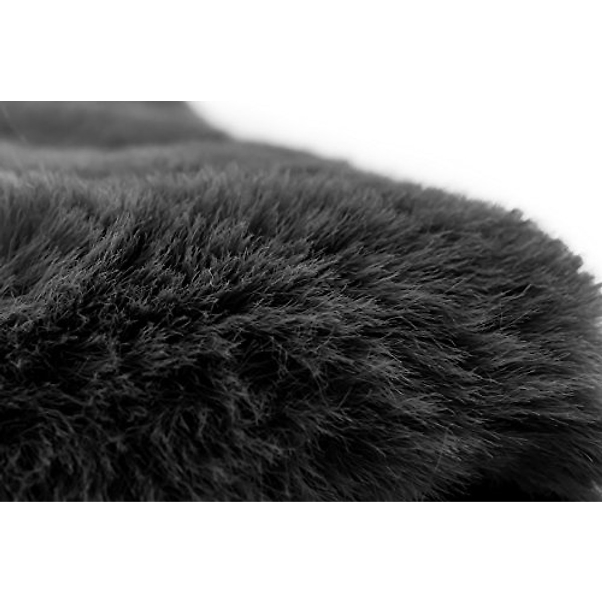 Camco 53054 Gray Faux Sheepskin Seatbelt Cover, 1 Pack