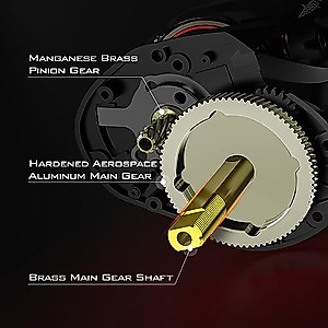 KastKing Sharky III Baitcasting Reel, Gear Ratio 7.2:1, Left Handed