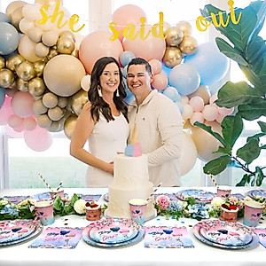 She Said Oui Banner Paris Themed Bachelorette Party Decorations Bride to be Banner she Said yes Banner, Engagement/Bridal Shower/Wedding Decorations