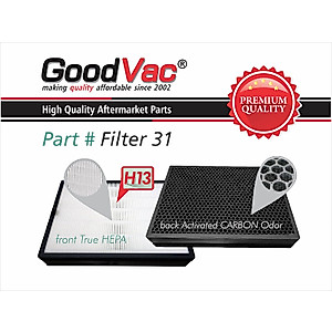 GoodVac H13 True HEPA Replacement Filter made to fit Inofia 1320 Air Purifier (PM1320)