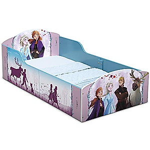 Delta Children Wood Toddler Bed - Greenguard Gold Certified, Disney Frozen II