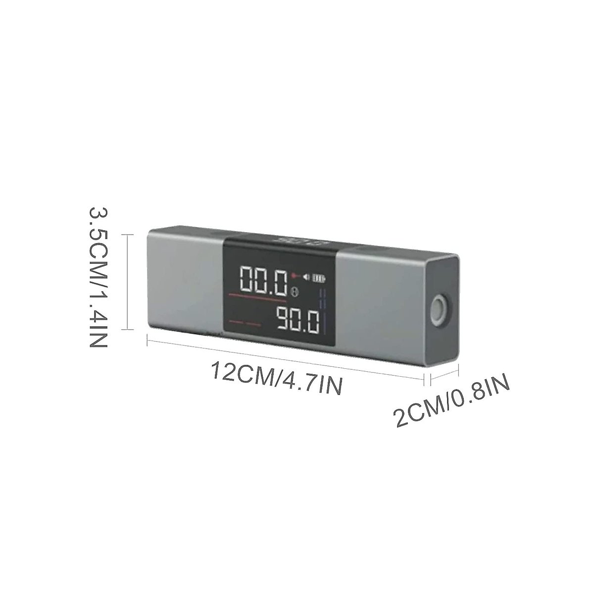 L-as-er Protractor Digital Inclinometer Angle Measure L-as-er Ruler - with Bi-directional L-as-er Marking, Large Lcd Screen Angle Finder, Multifunctional Device for Fast, Precise& Professional Results