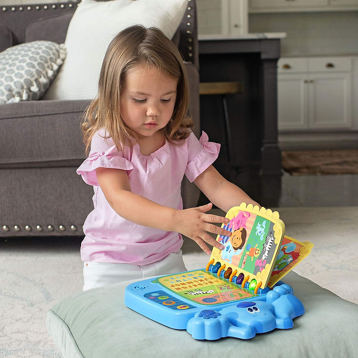 LeapFrog Blue's Clues and You! Skidoo Into ABCs Book, Blue