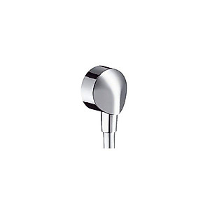 hansgrohe Check Valves Round 2-inch Chrome, 27458003 Wall Outlet
