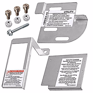Generator Interlock Kit Compatible with Square D Electric QOCGK2C QO Cover Generator and QOM2 Frame Size Main Breaker