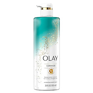 Olay Cleansing & Strengthening Women's Body Wash with Ceramide and Vitamin B3 Complex 20 fl oz (Pack of 4)