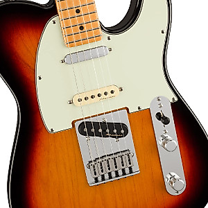 Fender Player Plus Nashville Telecaster Electric Guitar, with 2-Year Warranty, 3-Color Sunburst, Maple Fingerboard