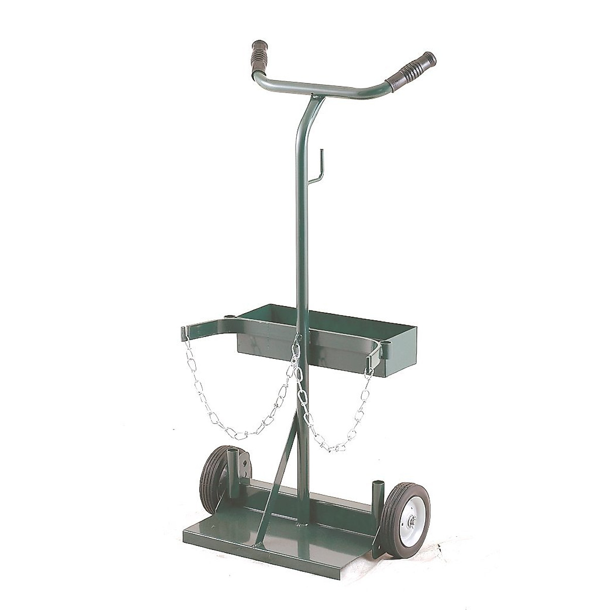 Harper Trucks 140-71 Deluxe Welding Cylinder Hand Truck, 39-Inch High x 19-Inch Wide with 6" x 1.5" Solid Rubber Wheels