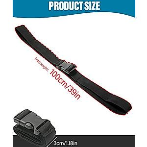 ESEWALAS 38 Inch Battery Tie Down Strap,Battery Straps for Boats,Premium Tie Down Nylon Strap with Quick Release Buckle,Battery Hold Down Strap Trailer Battery Box Strap