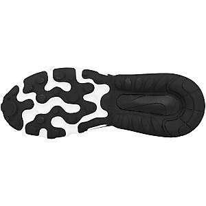 Nike Men's Air Max 270 React Black/Black-White, Black/Black/White, 11