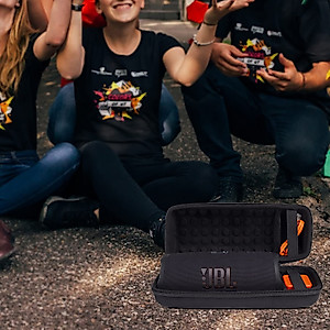 Khanka Hard Travel Case for Replacement for JBL Charge 4 / JBL Charge 5 Portable Waterproof Bluetooth Speaker (Inside Black)